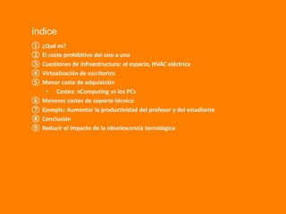 Virtalizando con nComputing | PPTX