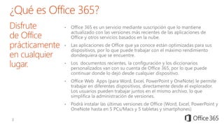 Presentacion Microsoft Office 365 | PDF