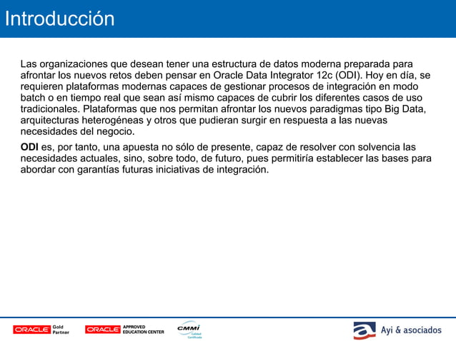 Oracle Data Integrator 12c | PPT