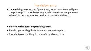 Presentacion paralelogramo 4to b | PPTX
