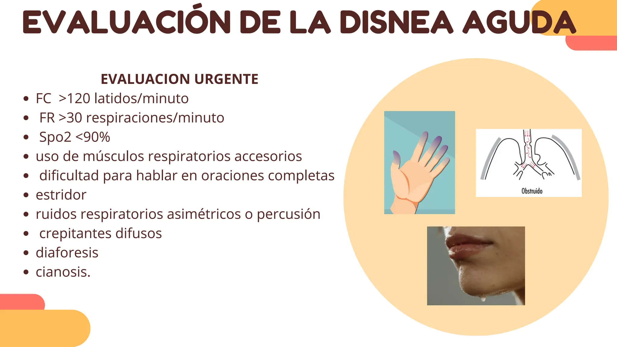 Disnea y sus tipos, escalas y como se clasifican | PPT