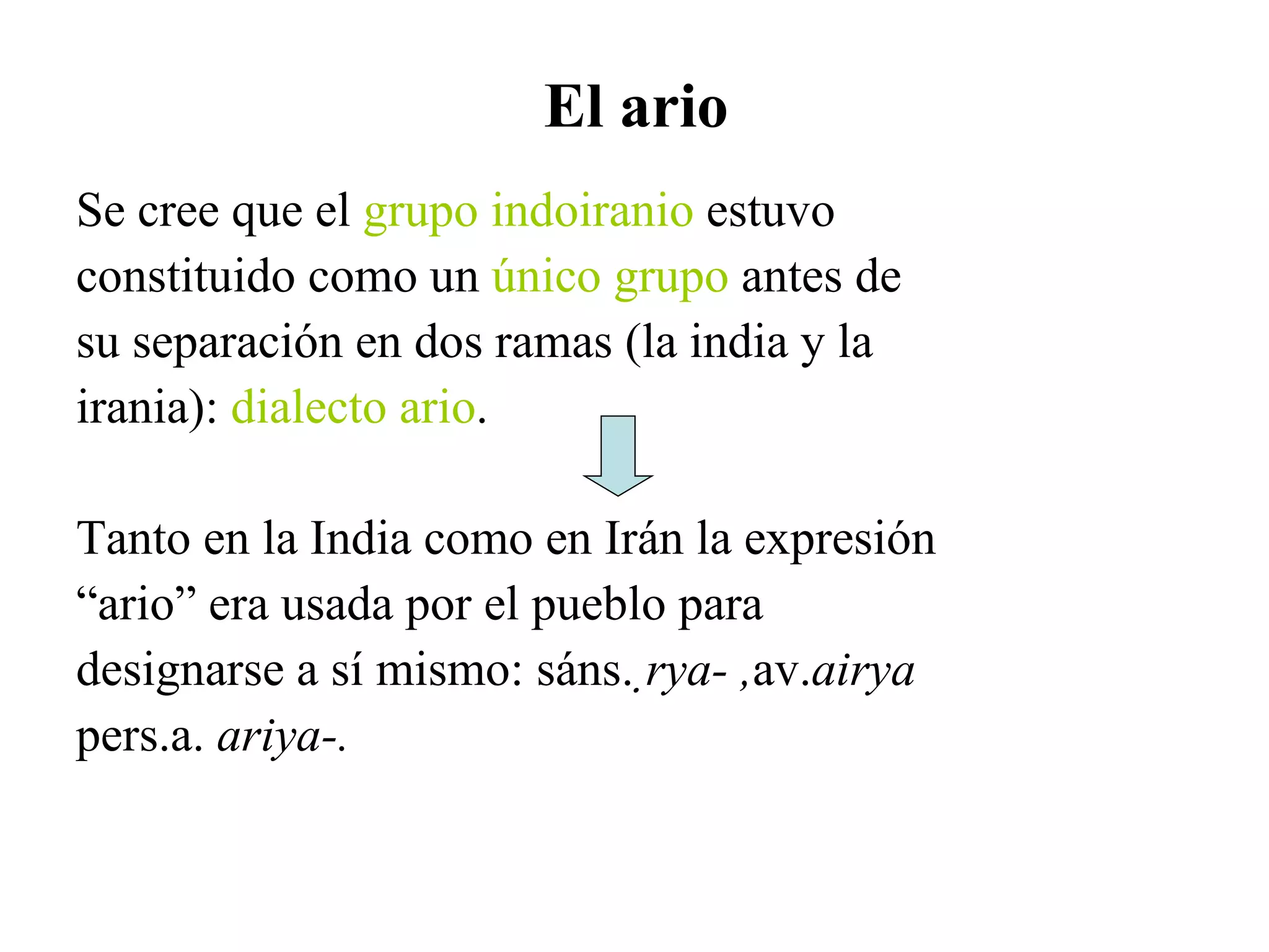 Presentación sobre el persa antiguo | PPT