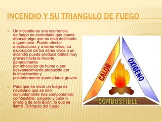 Que hacer en caso de incendio | PPSX