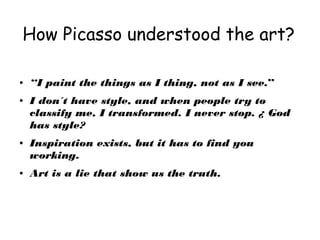 Presentacion picasso | PPT