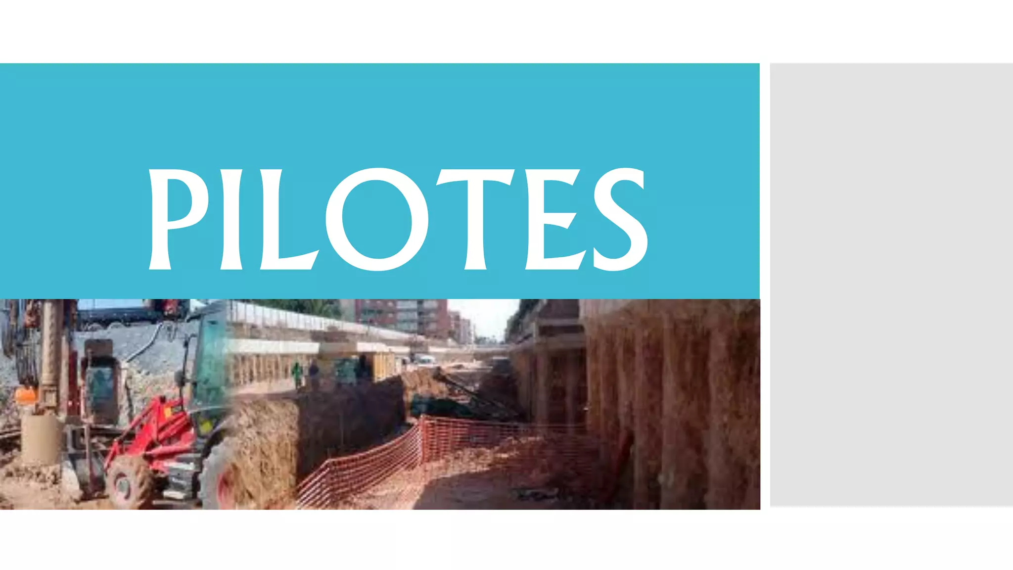 Presentacion pilotes CIMENTACION | PDF