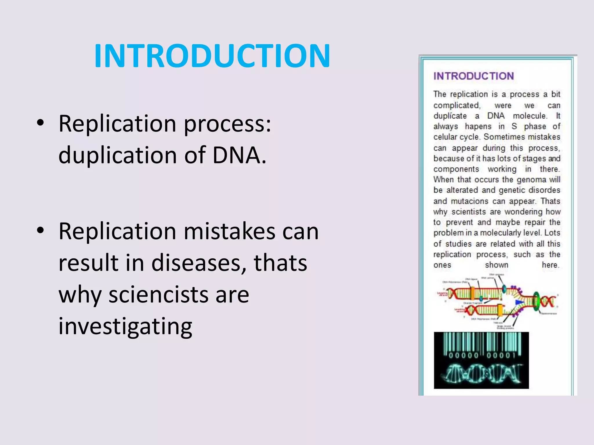 Molecular switch that regulates DNA replication and tracking DNA | PPTX