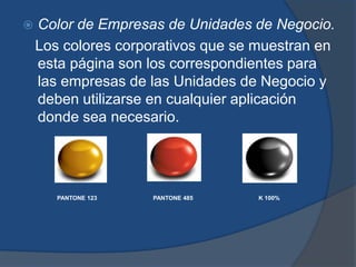 Analisis de los colores mercadologicos que utiliza la empresa FEMSA | PPTX
