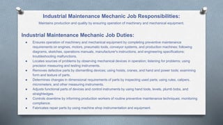 English for Industrial machinery students. | PPT