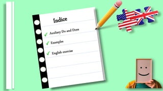 TEMA: Auxiliares Do y Does. | PPT