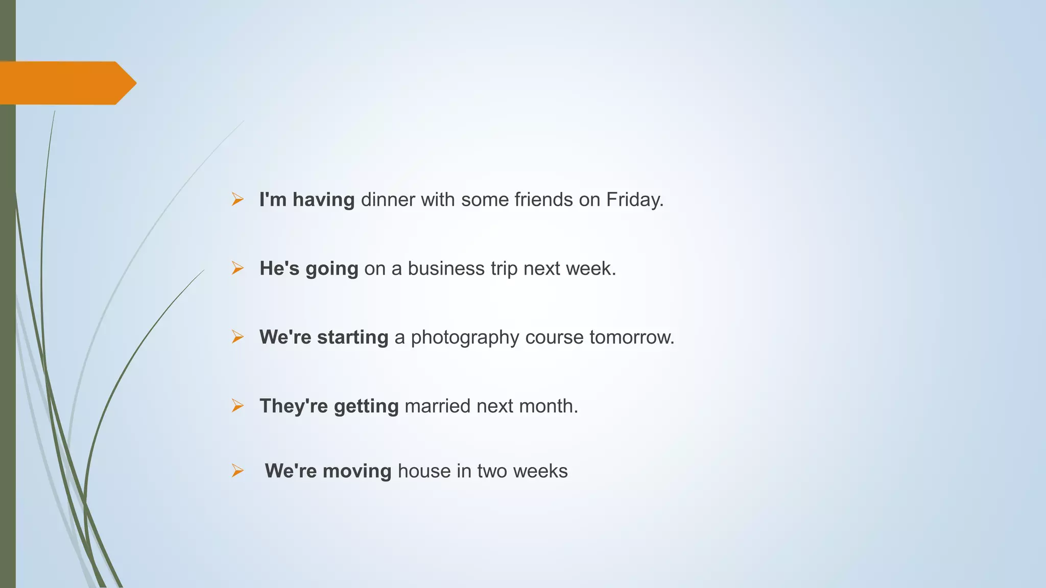 Present Simple With Future Meaning | PPT