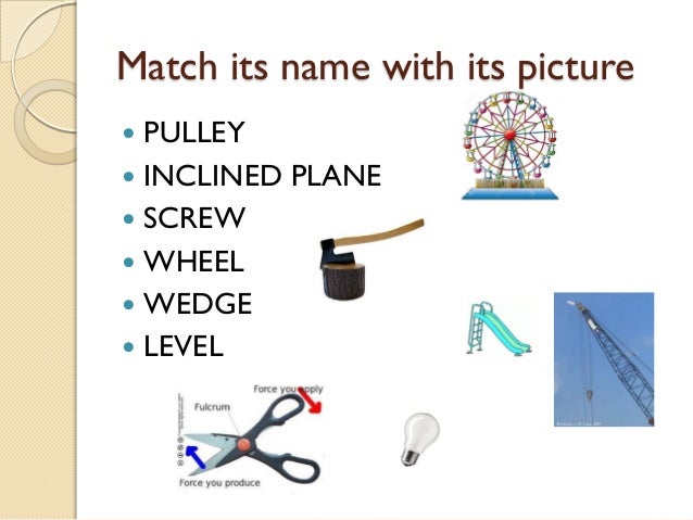 Simple and complex machines