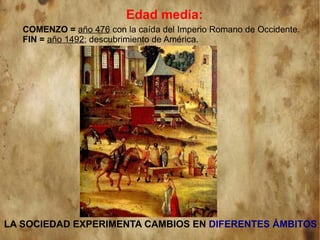 Presentación: EDAD MEDIA (Literatura Castellana) | ODP