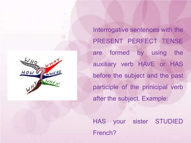 Presentacion presente perfect | PPTX