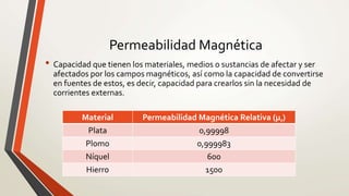 Presentacion propiedades magneticas | PPTX