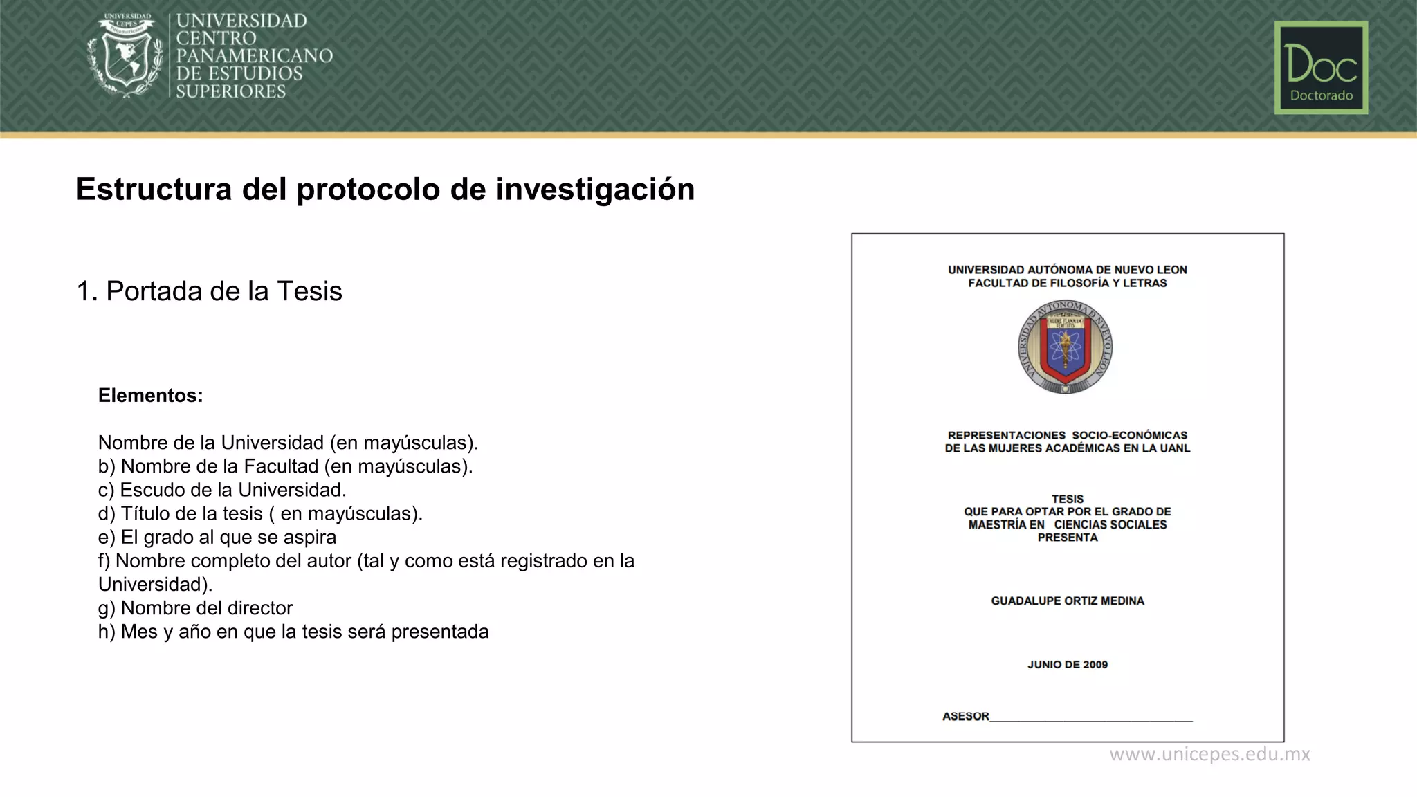 Elementos del protocolo de investigación | PDF