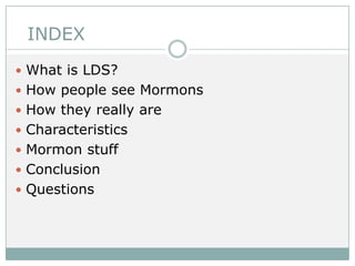 LDS | PPTX