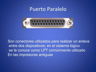 Presentacion puertos y conectores | PPT