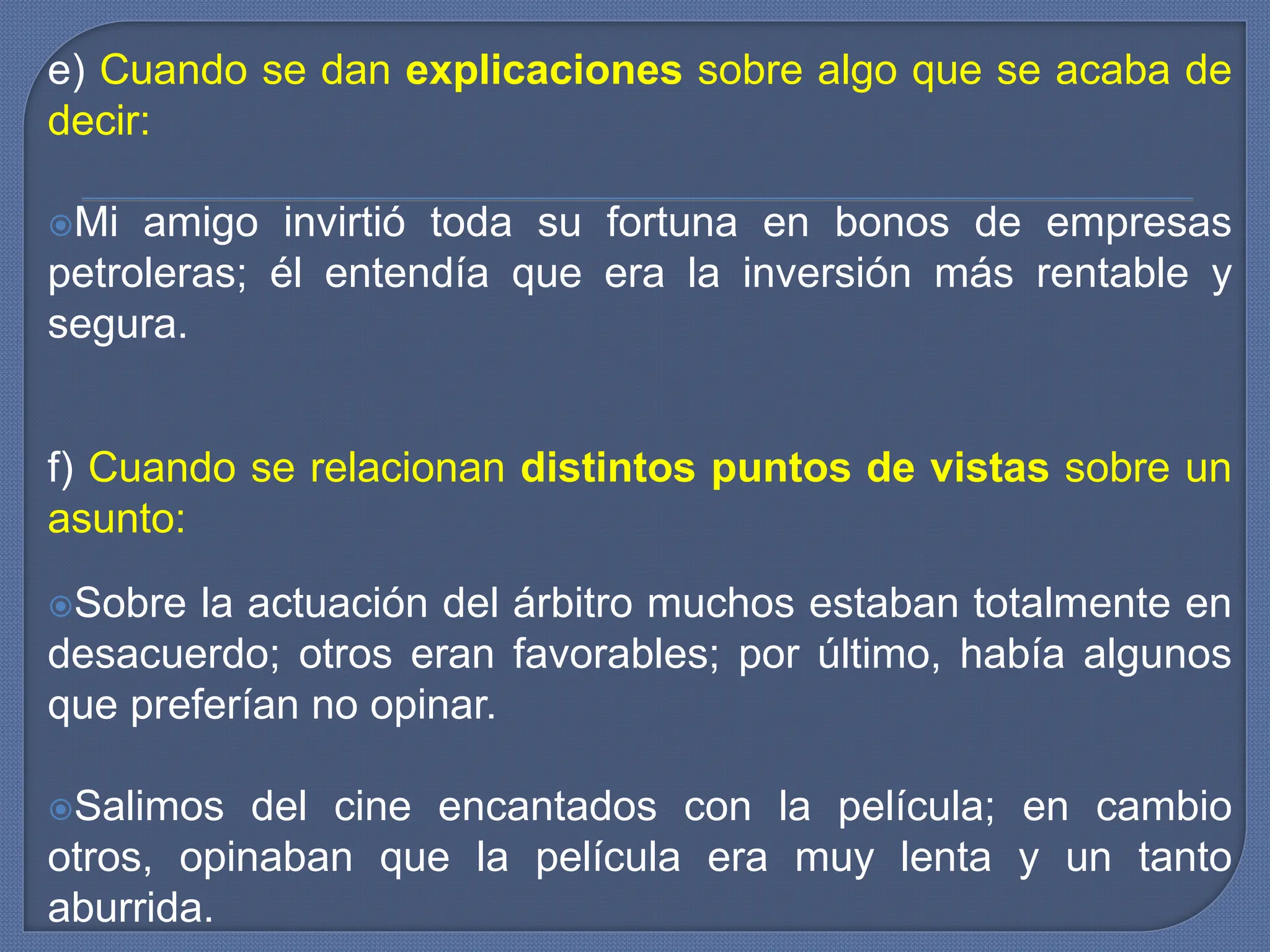 Presentación punto y coma; uso práctico | PPT