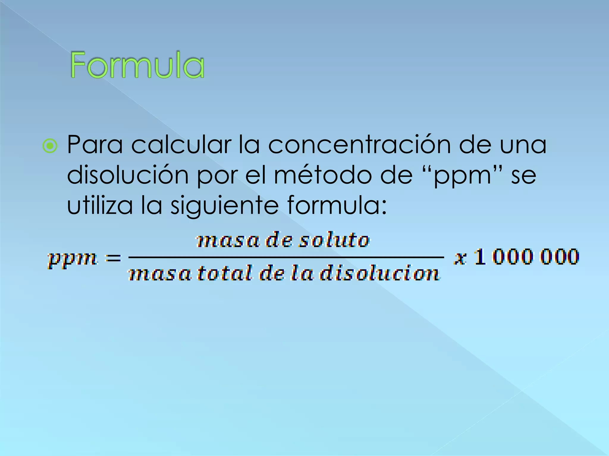 Presentacion quimica ppm | PPT