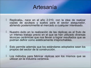 Replicas de azulejos y suelos descatalogados | PPS