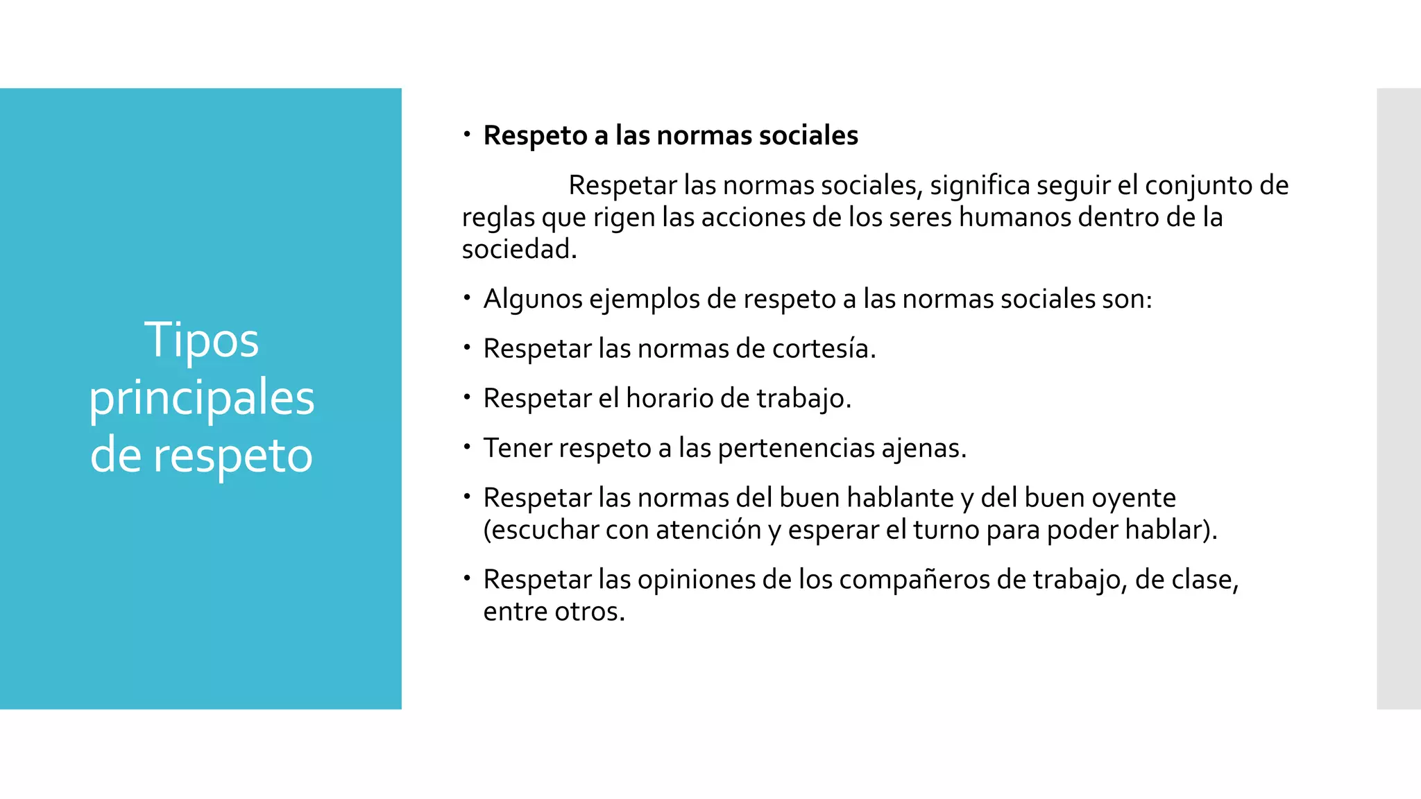 Presentacion respeto y tolerancia etica, valores y responsabilidad ...