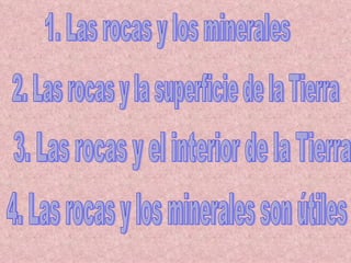 Presentacion rocas y minerales | PPT
