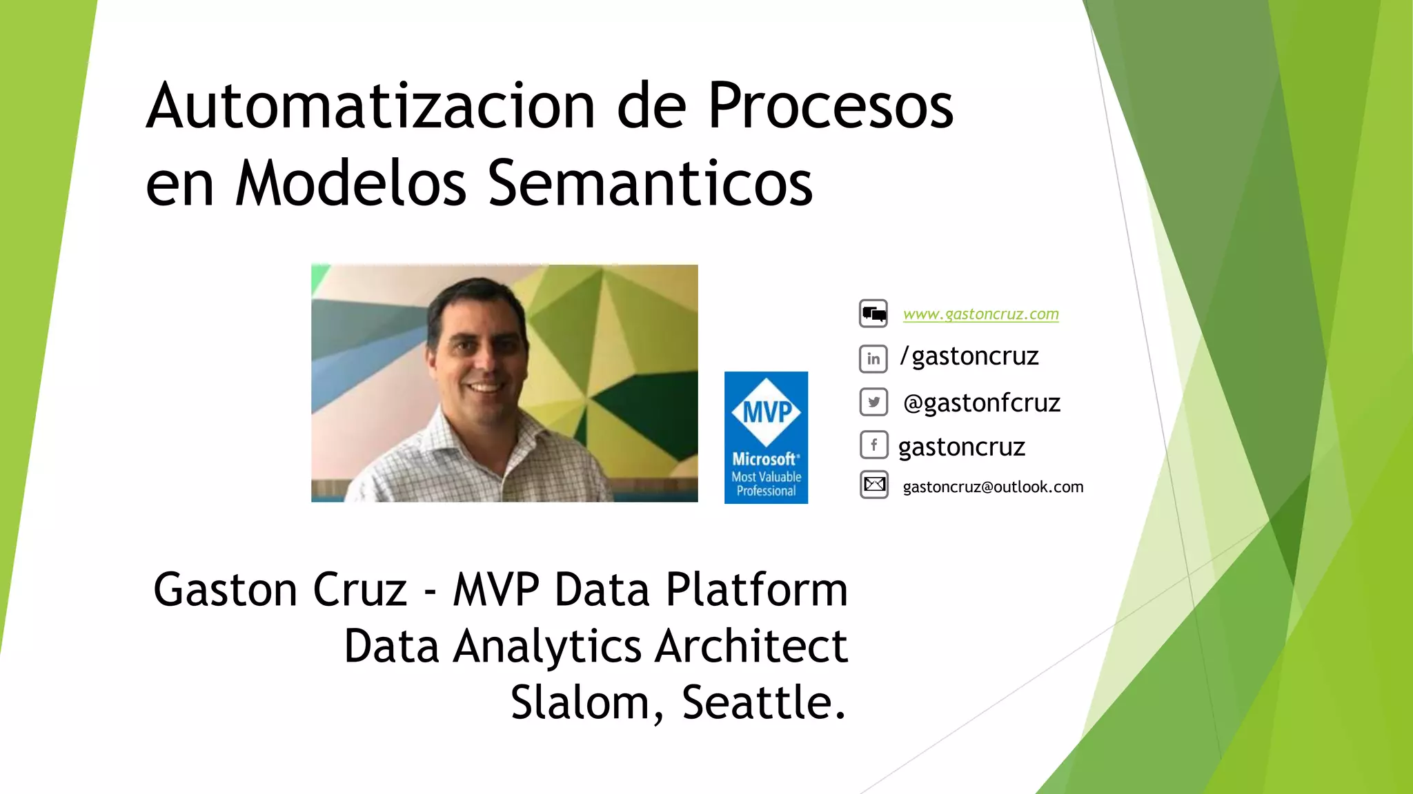 Automatizacion de Procesos en Modelos Tabulares | PPTX