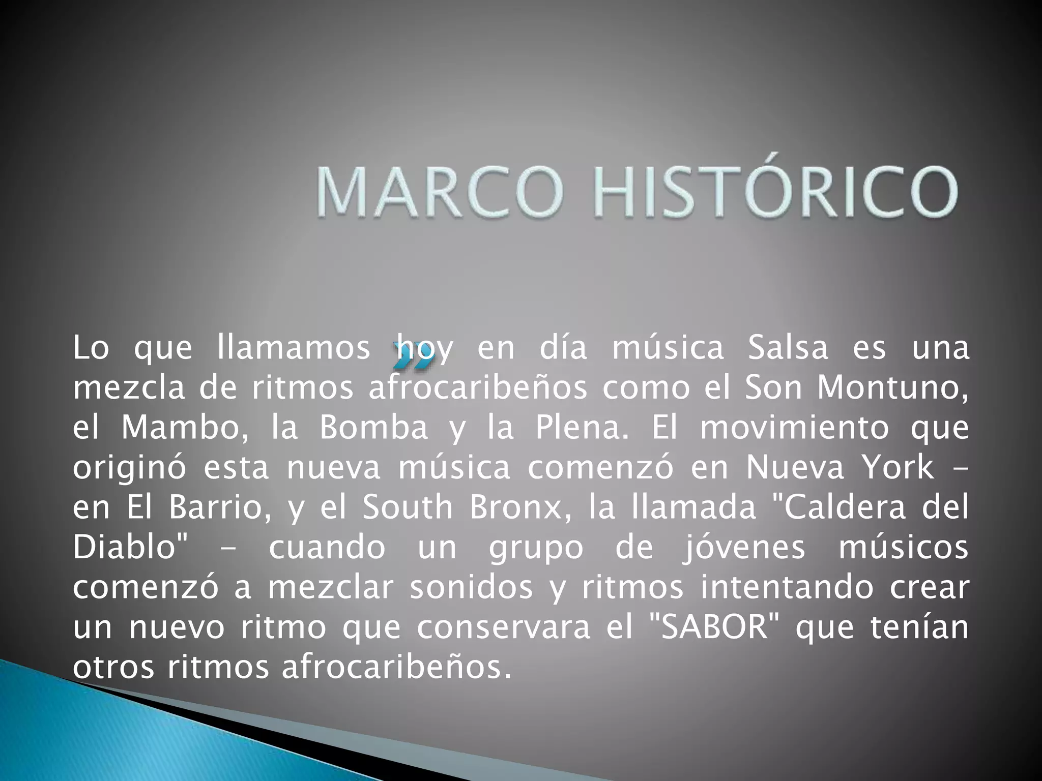 Presentacion salsa | PPTX