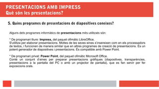 Presentacions amb impress | ODP