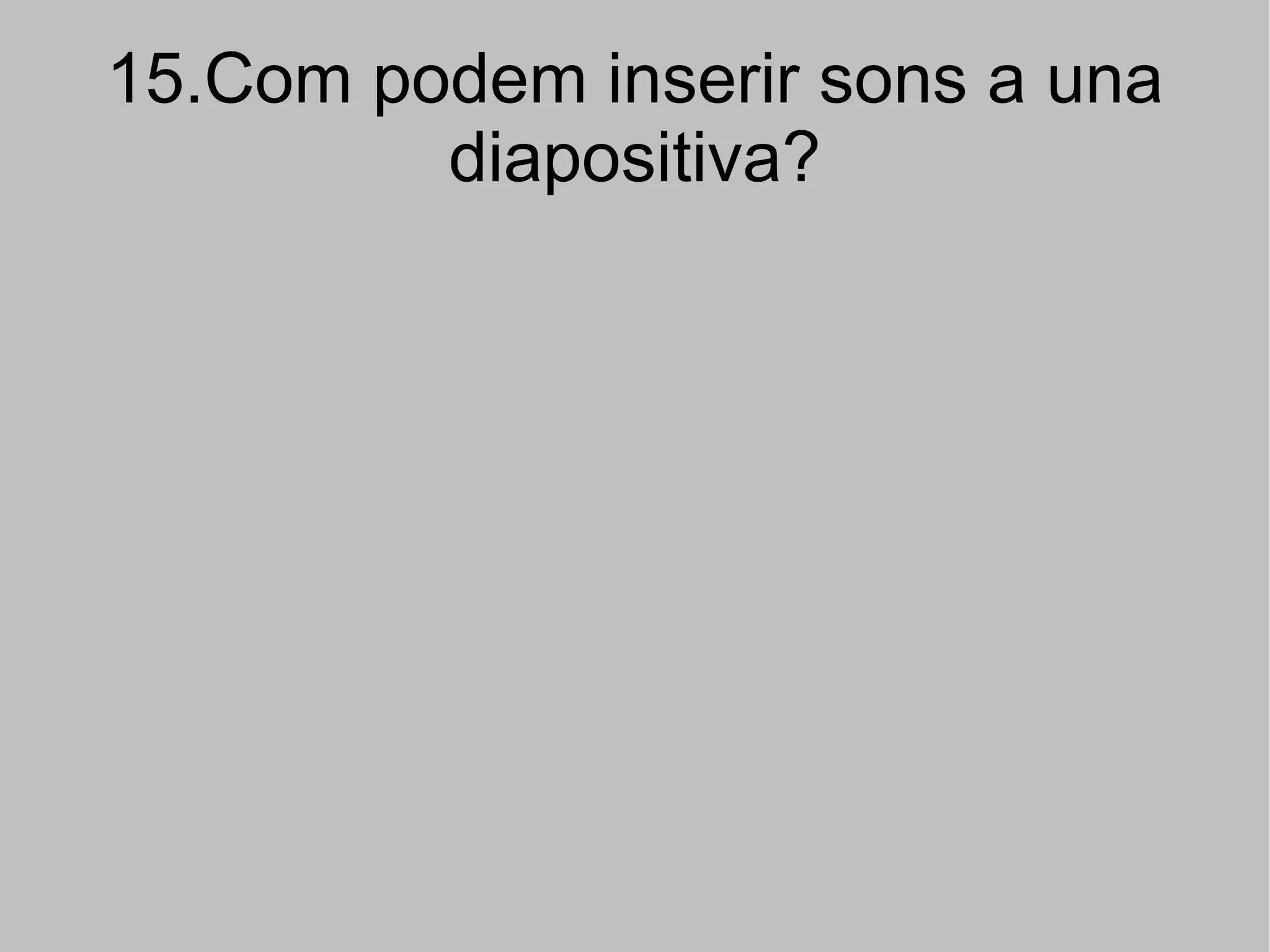 Presentacions amb impress ii | ODP