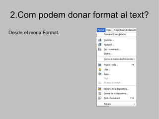 Presentacions amb impress ii | ODP