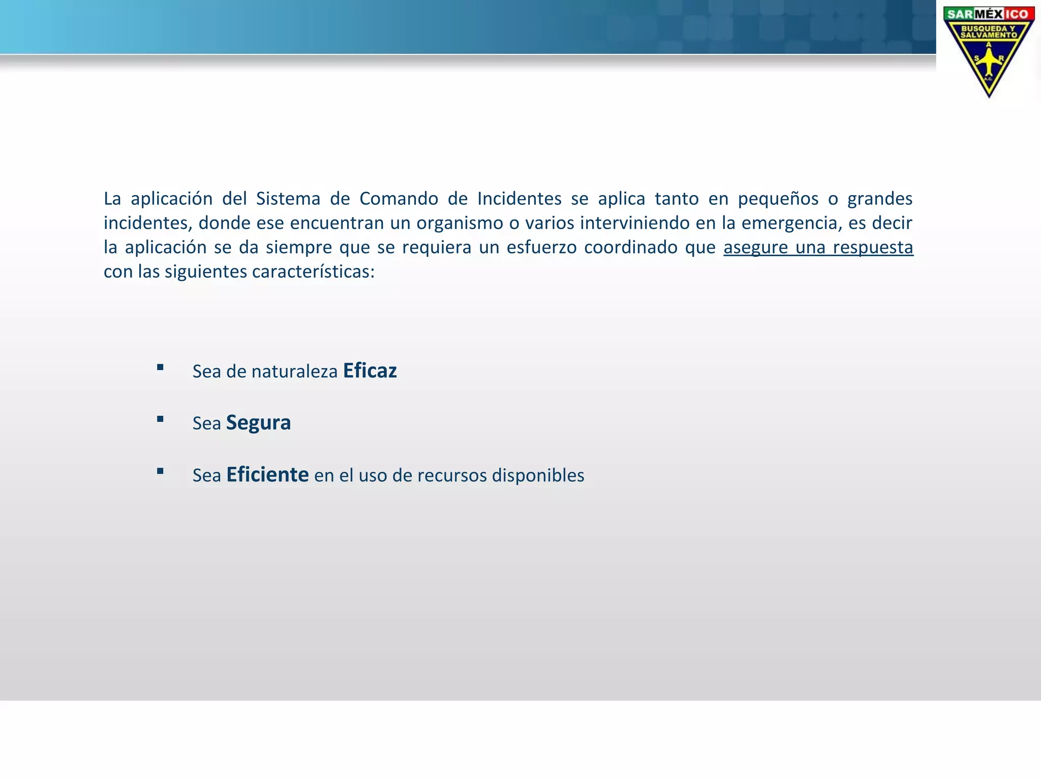 Introducción al Sistema de Comando de Incidentes SCI | PPT