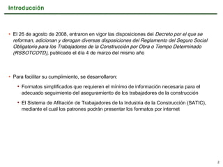 Presentacion satic imss | PPT