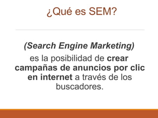 Presentacion SEO y SEM | PDF