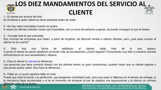 Presentacion servicio al cliente | PPT
