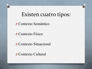 SIGNIFICADO Y CONTEXTO | PPTX