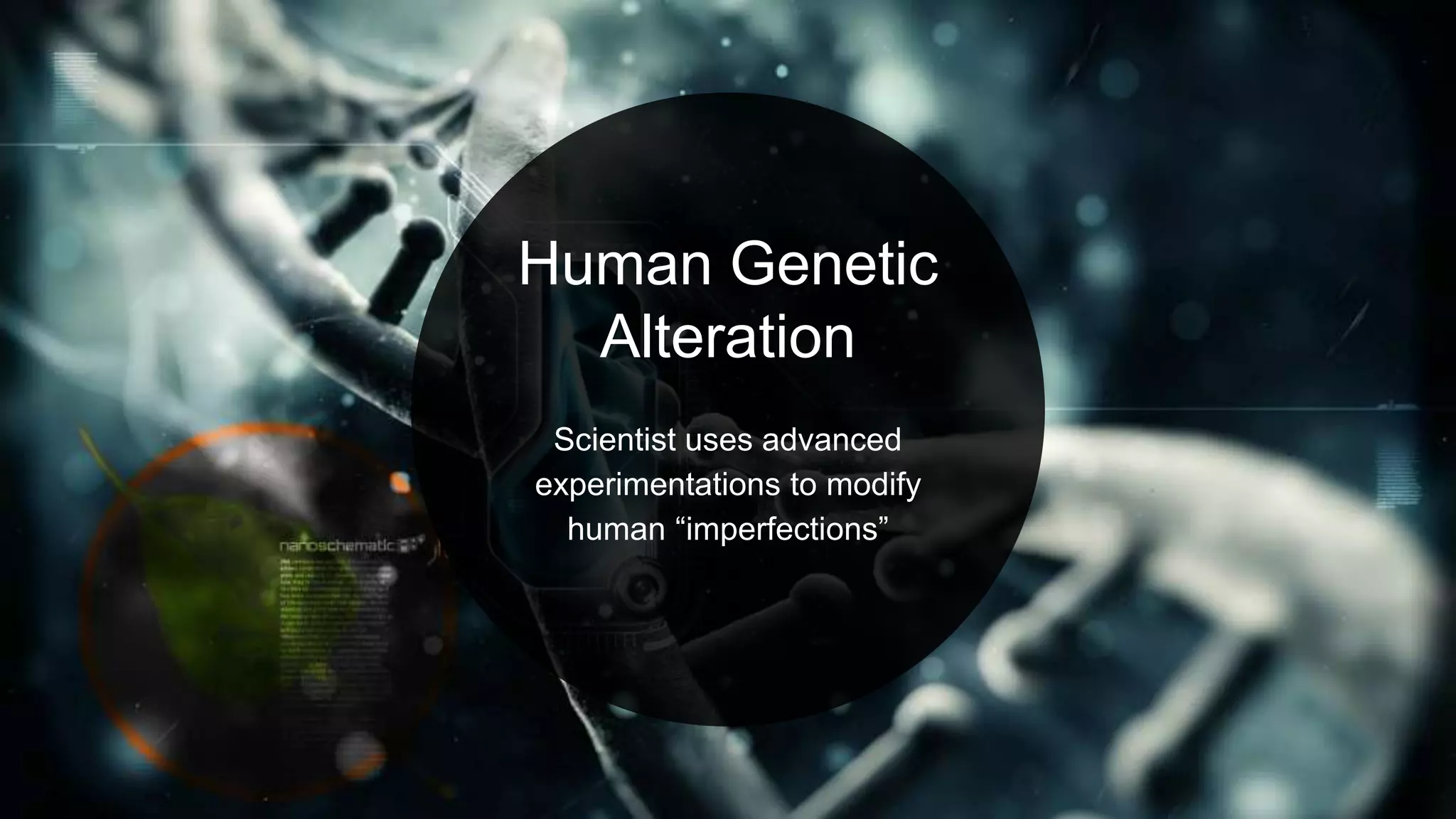 Genetic Engineering for school presentation | PPTX