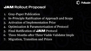 Polkadot JAM Slides - Token2049 - By Dr. Gavin Wood | PPTX