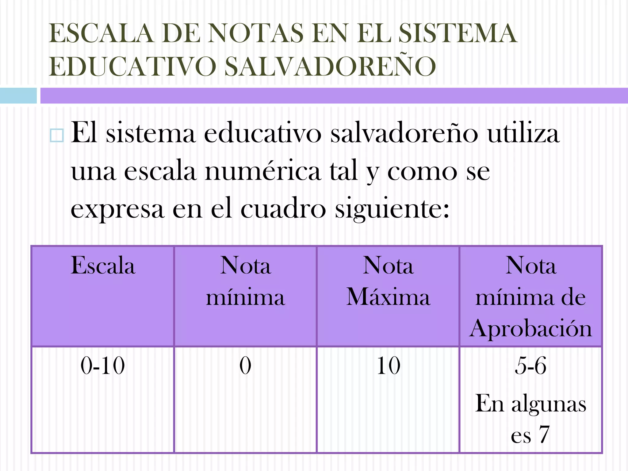Sistema de calificación y significado de notas | PPTX | Educational ...