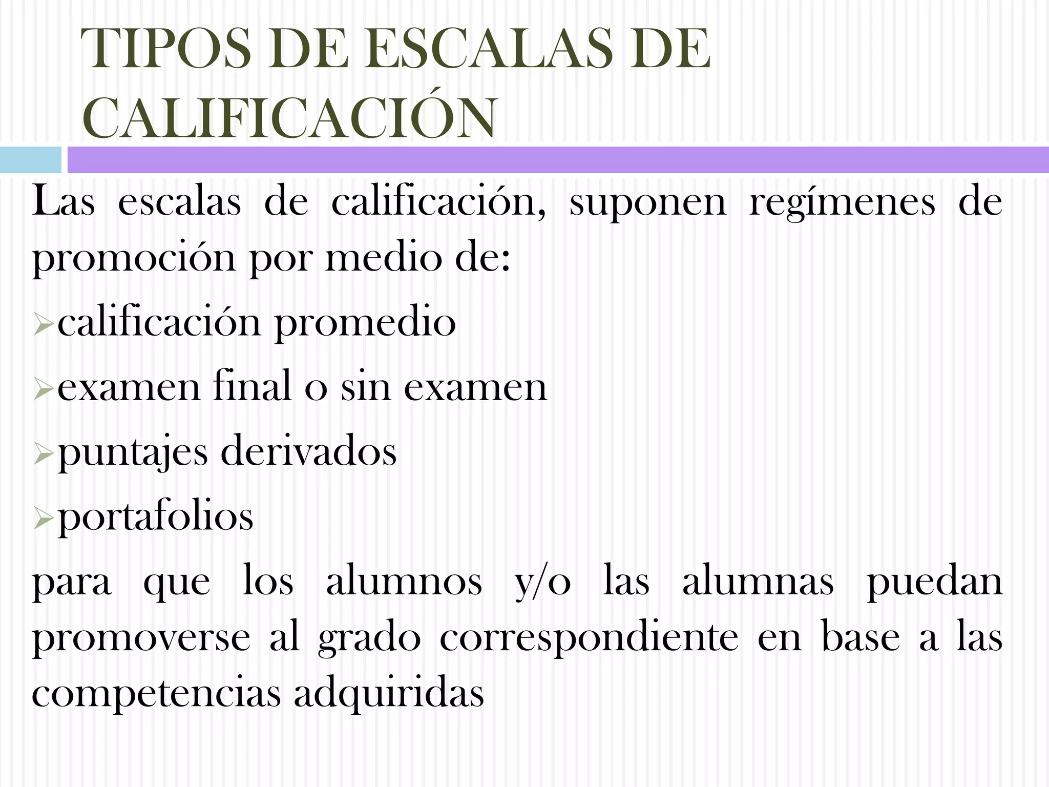 Sistema de calificación y significado de notas | PPTX | Educational ...