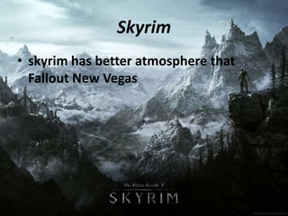Fallout Vs Skyrim