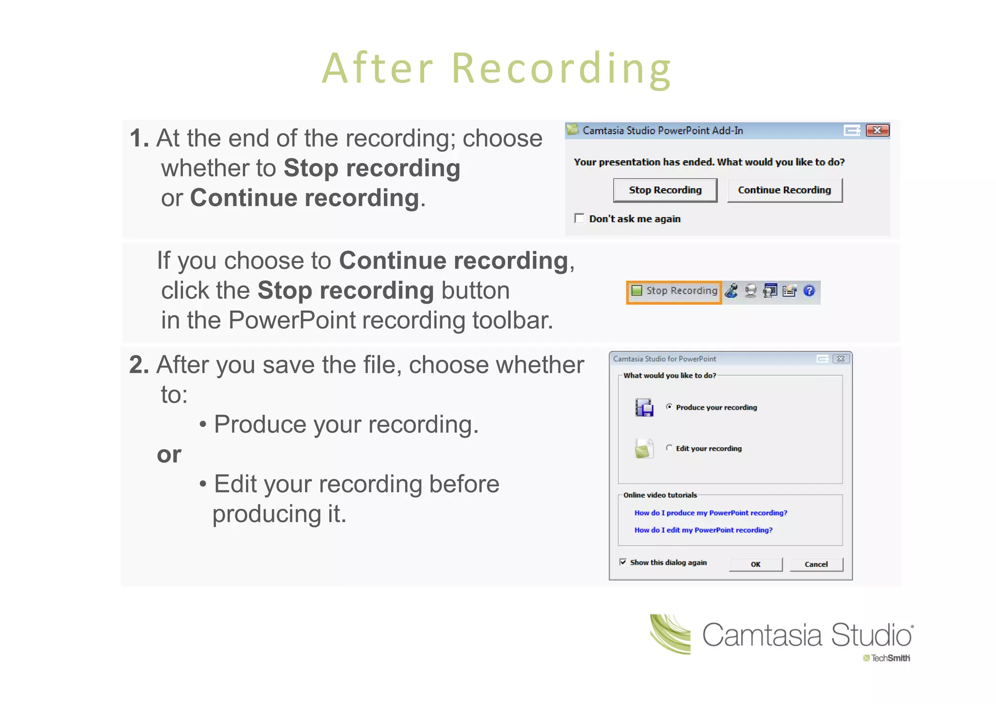 Camtasia | PPT