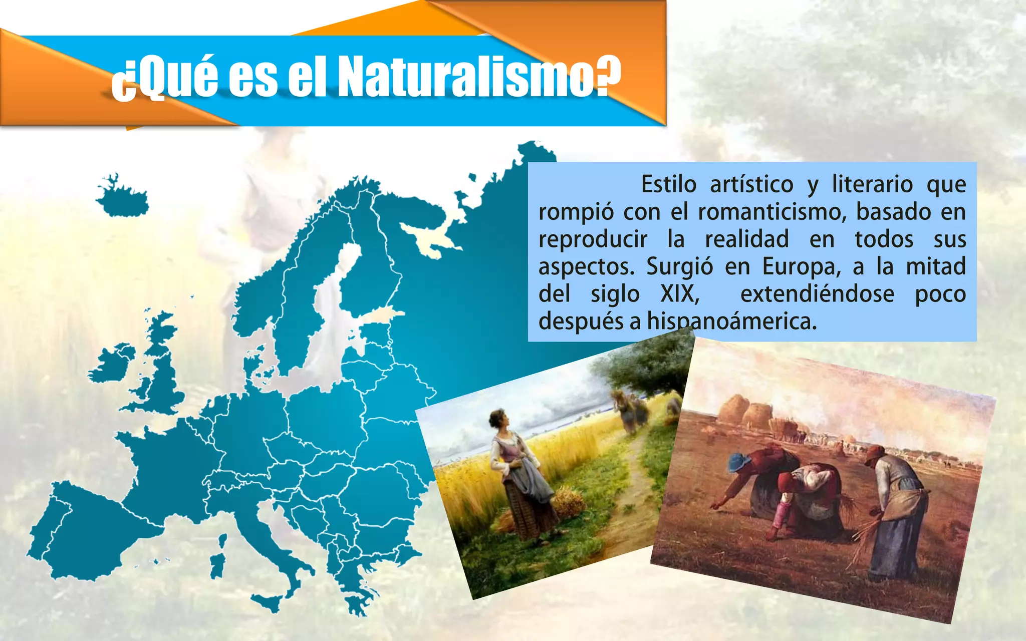 Presentacion sobre naturalismo y realismo | PPT