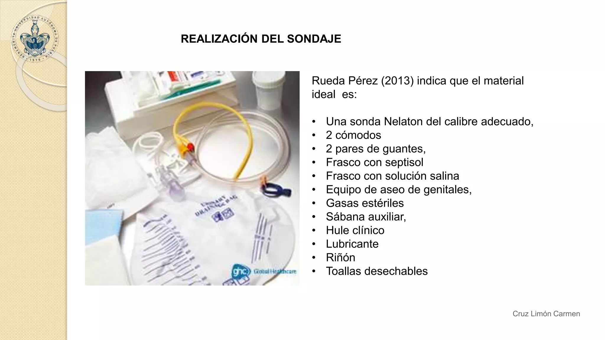 Presentacion Sondaje Vesical | PPTX
