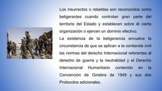 Sujetos atipicos del Derecho Internacional | PPTX