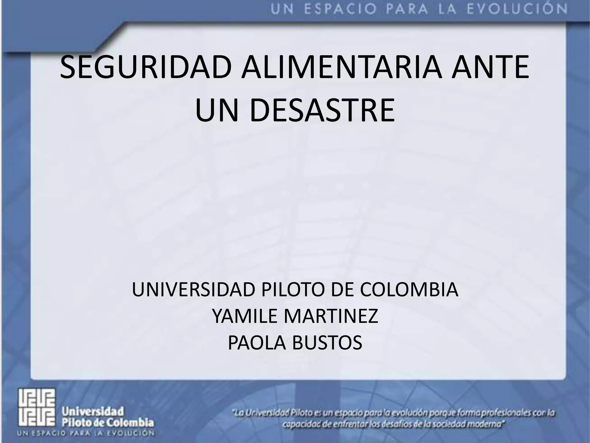 seguridad alimentaria | PPT