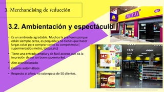 Tipos Merchandising aplicadas a la cadena de practi-tiendas Tambo+ | PPTX