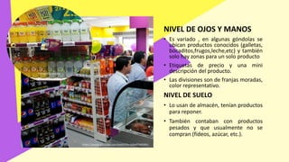 Tipos Merchandising aplicadas a la cadena de practi-tiendas Tambo+ | PPTX