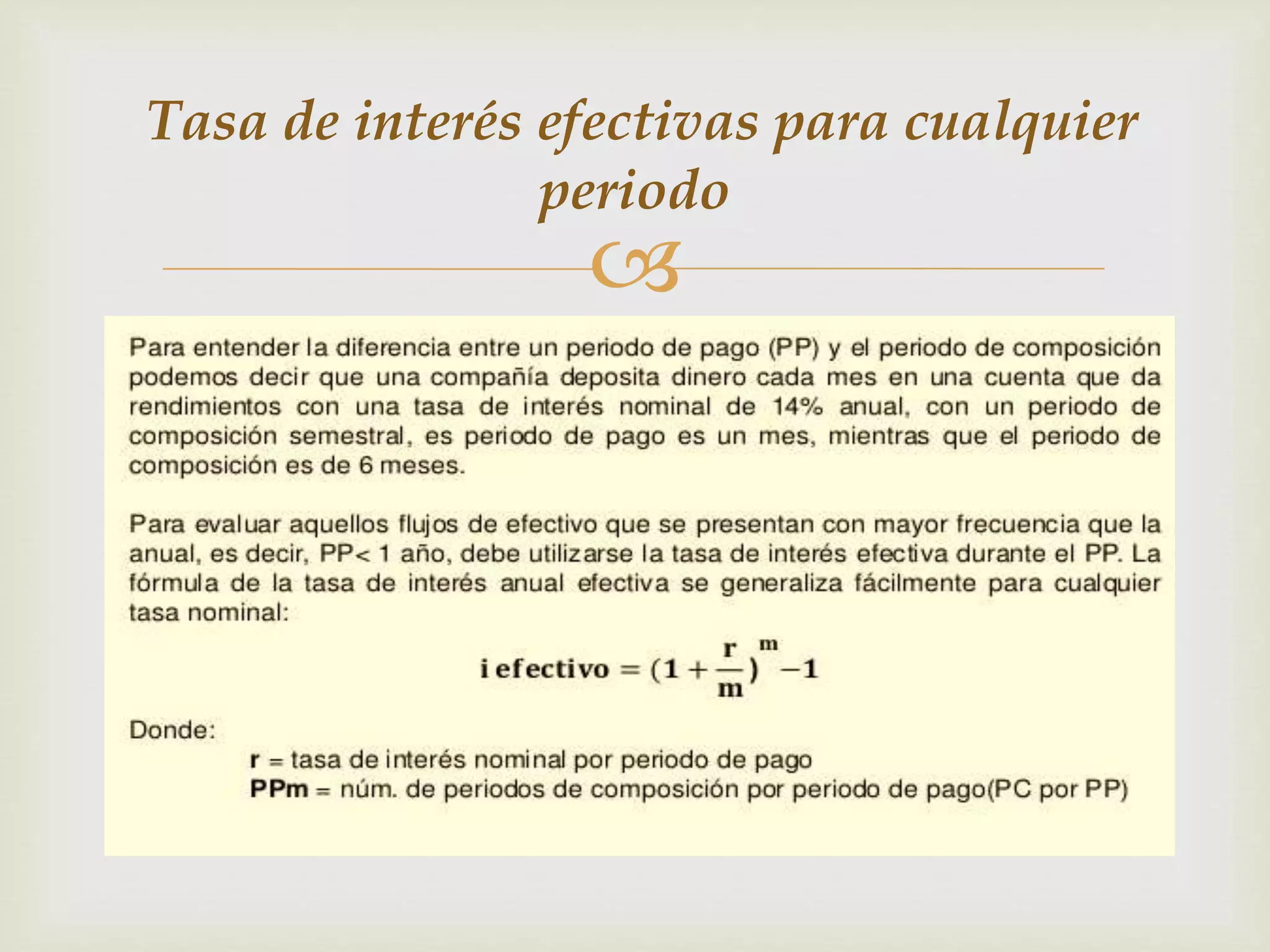 Presentacion tasa de interes nominal y efectiva | PPTX