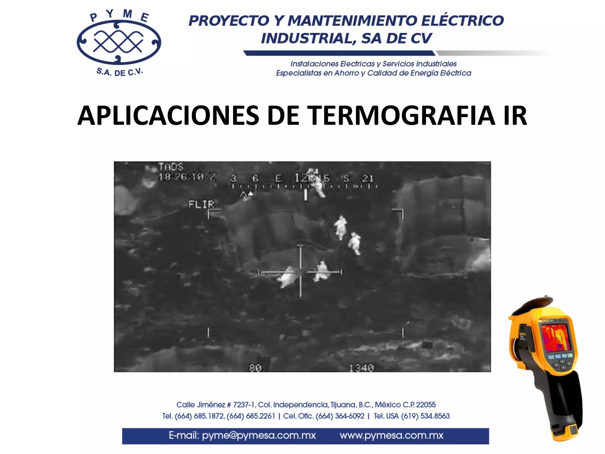 Presentacion termografia infrarroja a instalaciones electricas | PDF